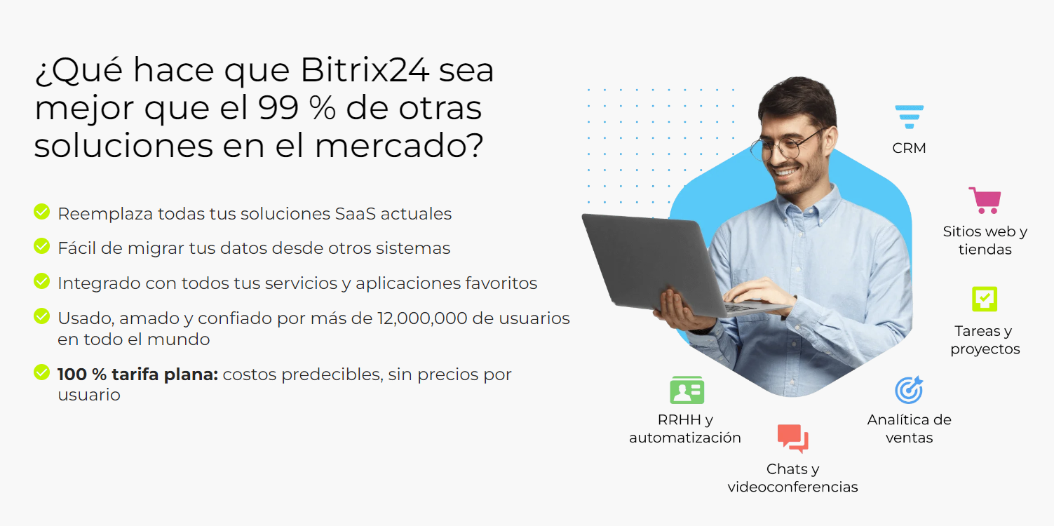 Ventajas de Bitrix24 CRM en comparación con otros sistemas